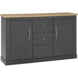 OTTO home Sideboard &raquo;Westminster, Schrank im Landhausstil, elegante Kommode&laquo; grau B/H/T: 146cm x 95cm x 45cm, 3 Stk., 2 Stk.