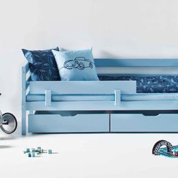 Hoppekids Einzelbett &raquo;ECO Comfort Kinderbett, Kiefer Massivholz, Jugendbett inkl. Rollrost&laquo; 70x160 cm, wahlweise in verschieden Farben/ Matratze/ 