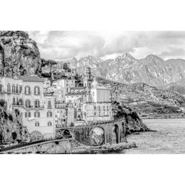 papermoon Fototapete &raquo;ATRANI AMALFI-ITALIEN RETRO&laquo; bunt Vlies B/L: 2,5m x 1,86m, Bahnen: 5 Stk.