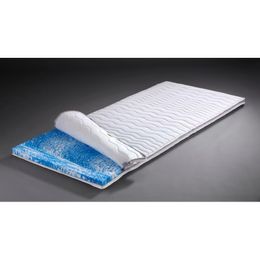 Hemafa Topper &raquo;Gel Style Topper&laquo; Druckentlastend ohne K&ouml;rperw&auml;rmebedarf! beige Komfortschaum, Polyetherschaum flexibel, B/L: 100cm x 200cm (1 Stk.)