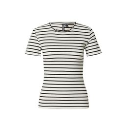 Pieces T-Shirt 'PCRuka' Damen Gr&ouml;&szlig;e XS schwarz / wei&szlig;