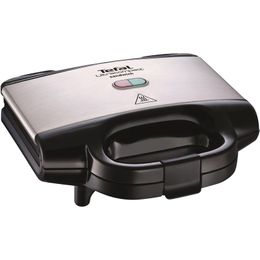Tefal Sandwichmaker &raquo;Ultracompact, einfache Reinigung, Verriegelungstaste, isolierter Griff&laquo; 700 W kompakte Aufbewahrung, Ma&szlig;e: 26,5 x 26 x 12 cm, SM1552 
