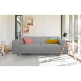 OTTO home 3-Sitzer &raquo;Maroon&laquo; in skandinavischem Design, mit losen Kissen grau Struktur grob ( 100% POLYPROPYLEN;Struktur fein ( 100% Polyester);