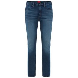 Hugo Herren Hugo Slim-fit-Jeans &raquo;Hugo 734&laquo; aus Stretch-Denim, extra schmal blau 32, L&auml;nge 30