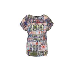 GOLDNER Damen Druckbluse "Kurzgr&ouml;&szlig;e Ultraleichte Druckbluse aus reiner Baumwolle", bunt, Gr. 26, Obermaterial: 100% Baumwolle CO., Blusen, Ohne