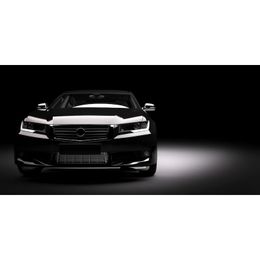 papermoon Fototapete &raquo;Schwarzes Auto im Rampenlicht&laquo; bunt Vlies B/L: 3,5m x 2,6m, Rollen: 1