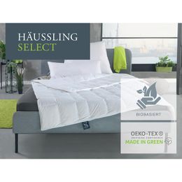 H&auml;ussling G&auml;nsedaunenbettdecke &raquo;Select - Made in Green&laquo; normal F&uuml;llung 100% G&auml;nsedaunen 1 Stk. tlg. hochwertiges Daunenprodukt wei&szlig; Bettdecken Bezug: 100% 