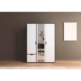 Rauch Dreht&uuml;renschrank &raquo;Kleiderschrank Schrank Garderobe W&auml;scheschrank NARAI mit Schubladen&laquo; in 3 verschiedenen Ausstattungen BASIC/CLASSIC/PREMIUM, 