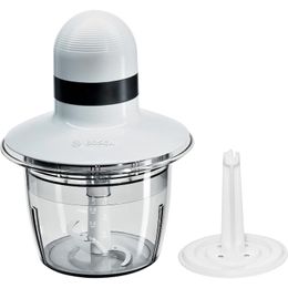 Bosch Zerkleinerer &raquo;MMR08A1, 800ml Beh&auml;lter, Schlagscheibe, Edelstahl-Messer, wei&szlig;&laquo; 400 W Beh&auml;lter mikrowellengeeignet, Einhand-Bedienung schwarz-wei&szlig;