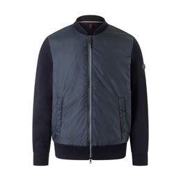 Maerz Muenchen Herren Strickjacke "Maerz Muenchen 593601 Strickjacke Herren Bekleidung", blau, Gr. 52, 100% Wolle (Merino), Strickjacken