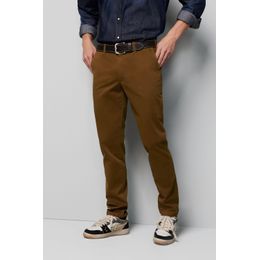 MEYER Herren Chinos "M5 Chino 9-6001", braun, Gr. 32, unifarben, 98% Baumwolle, 2% Elasthan, Hosen, M5 Serie