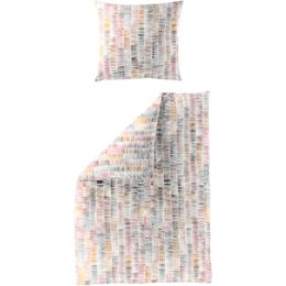 Bierbaum Bettw&auml;sche &raquo;3528&laquo; 2 Stk. Mako-Satin, 100 % Baumwolle, pflegeleicht braun Mako-Satin, Obermaterial: 100% Baumwolle B/L: 135cm x 200cm, 1 Stk.,