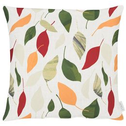 Apelt Dekokissen &raquo;3406&laquo; wei&szlig; Baumwolle, Polyester B/L: 48cm x 48cm, 1 Stk.