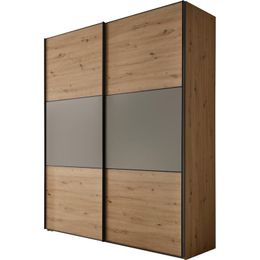 STAUD Schwebet&uuml;renschrank &raquo;Includo, Made in Germany&laquo; Mit vier verschiedenen Ausstattungsvarianten Holzwerkstoff Artisan Eiche, B/H/T: 167cm x 222cm x 