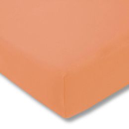 Estella Spannbettlaken &raquo;Jersey-Stretch-Spannbetttuch&laquo; Der Ma&szlig;anzug f&uuml;r die Matratze rot Jersey-Elasthan, Obermaterial: 97% Baumwolle, 3% Elasthan B/L: 150cm, 