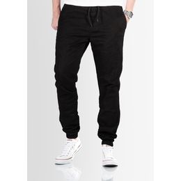 Herren Stoffhose "ASGenteliio", schwarz, Gr. 36, Alessandro Salvarini, Obermaterial: 98% Baumwolle, 2% Elasthan, Hosen, mit sehr hohen Tragekomfort