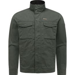 Ragwear Herren Anorak "Murpho Vintage", gr&uuml;n, Gr. L, Cord, Obermaterial: 100% Baumwolle. Futter: 100% Polyester, Jacken, Geradlinige &Uuml;bergangsjacke