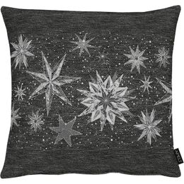 Apelt Dekokissen &raquo;5843&laquo; silber Polyester B/L: 49cm x 49cm, 1 Stk.