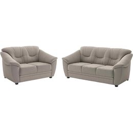 Sit & More sit&more Polstergarnitur &raquo;Savona&laquo; 2 tlg. Set: 2- & 3er-Sofa, mit Federkern beige B/H/T: 90cm x 90cm, Easy care