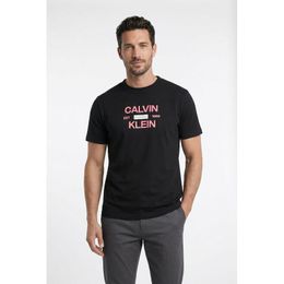 Calvin Klein Jeans Herren T-Shirt &raquo;CALVINKLEIN STACK GRAP&laquo; Regular fit mit Print schwarz M