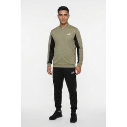 Puma Herren Trainingsanzug "POLY BASEBALL SUIT", gr&uuml;n, Gr. XXL, unifarben, Trikot, Obermaterial: 100% Polyester, Sportanz&uuml;ge, zweiteiliges Set, mit