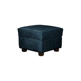 Home Affaire Polsterhocker &raquo;CHARENTE, Chesterfield Hocker, Ma&szlig;e B/T/H: 55/55/73 cm&laquo; passend zur Serie Charente, in hochwertiger Verarbeitung blau 100%
