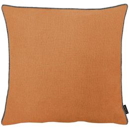 Apelt Dekokissen &raquo;Stone&laquo; mit Kettelrand Leinen, Polyester B/L: 59cm x 59cm, 1 Stk.