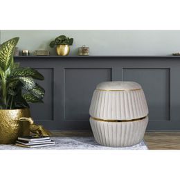 Kayoom Sitzhocker &raquo;Hocker Doric, trendiger Look, &auml;sthetische Farbgebung, sch&ouml;ne Steppung&laquo; 1 Stk. tlg. komfortabel, hochqualitativ, pflegeleicht, in vielen 