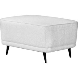 Home Affaire Polsterhocker &raquo;Ashly&laquo; in 3 Bezugsvarianten, Boucl&eacute;, Samtoptik und Struktur weich. beige 93% Polyester, 6% Acryl, 1% Baumwolle B/H/T: 77cm