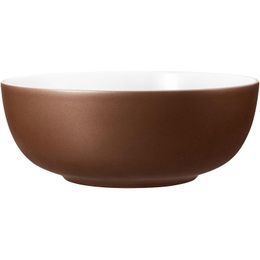Seltmann Weiden Sch&uuml;ssel &raquo;Liberty Bronze&laquo; 1 aus Porzellan Schale, Bowl braun Porzellan &Oslash; 20,3cm