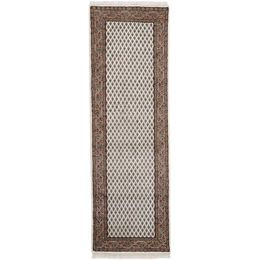 Orientteppich &raquo;Mir, auch als L&auml;ufer&laquo; rechteckig 15 mm H&ouml;he handgekn&uuml;pft, Wohnzimmer, reine Wolle beige Wolle B : 80cm 1 Stk., 15mm, L: 300cm