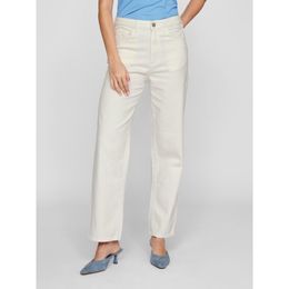 Vila Damen High-waist-Jeans &raquo;VIKELLY JAF HW STRAIGHT JEANS-NOOS&laquo; Baumwollmischung 34, L&auml;nge 30
