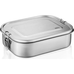 Gefu Frischhaltedose &raquo;ENDURE&laquo; 100 % auslaufsicher silber Edelstahl, Silikon B/H/L: 16,5cm x 6cm x 22cm