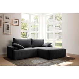 exxpo - sofa fashion Ecksofa &raquo;Orinoko, aktuelles Design und hoher Sitzkomfort, L-Form&laquo; inkl. Bettfunktion und Bettkasten, sch&ouml;ne Farben im angesagten 