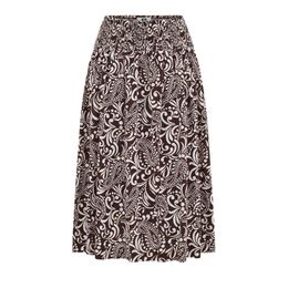 WE Fashion Rock Damen Gr&ouml;&szlig;e 48 ecru / dunkelbraun / wei&szlig;