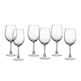 ECHTWERK Wei&szlig;weinglas &raquo;Weingl&auml;ser-Set, ca. 370 ml&laquo; aus hochwertigem Glas mit zeitlosem Design transparent Glas &Oslash; 8cm x 20,1cm, 370ml, 6