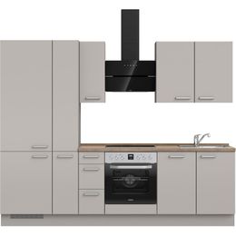 Nobilia K&uuml;chenzeile &raquo;"Touch II", NEU: individuell anpassbar mit gratis Profi-Beratung&laquo; vormontiert, Breite 270 cm, Ausrichtung w&auml;hlbar, wahlw. mit E-