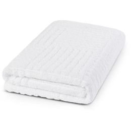 Ross Duschtuch &raquo;CARRE&laquo; 100% Baumwolle, Rippenstruktur, gro&szlig;e Farbauswahl wei&szlig; Frottier, Frottier B/L: 70cmx140cm, 1 Stk., Frottier