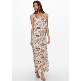 Only Damen Only Maxikleid &raquo;ONLWINNER S/L MAXI DRESS NOOS PTM&laquo; Materialmix, regular fit bunt 34XS, N-Gr