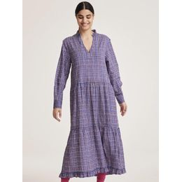 Odd Molly Kleid 'Jaqueline' Damen Gr&ouml;&szlig;e 42 indigo / merlot / offwhite Sommerkleid
