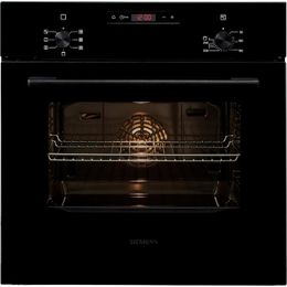 Siemens Backofen iQ100 &raquo;HB013FBB1&laquo; 3D-Hei&szlig;luft f&uuml;r gleichm&auml;&szlig;ige Hitzeverteilung & perfekte Ergebnisse schwarz Einheitsgr&ouml;&szlig;e Backofen