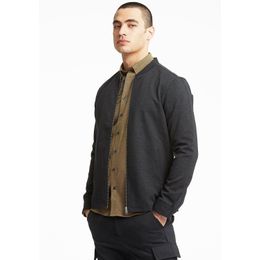 LINDBERGH Herren Outdoorhemd "Hemdjacke Slim Fit", grau, Gr. M, Obermaterial: 75% Polyester, 22% Viskose, 3% Elasthan. Futter: 95% Polyester, 5%