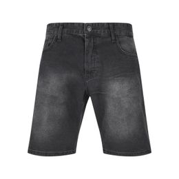 2Y Premium Herren Stoffhose "2Y Premium Herren 2Y Basic Slim Fit Denim Shorts", schwarz, Gr. 34, unifarben, 97% Baumwolle, 3% Elasthan, Hosen