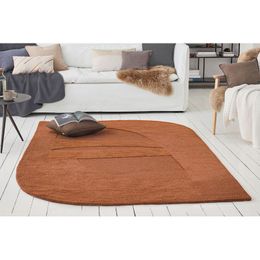 Wecon Home Teppich &raquo;Dodo&laquo; rechteckig 10 mm H&ouml;he Wollteppich, asymmetrisch, hochwertig, handgetuftet, robust, modern Schurwolle B : 70cm 1 Stk., 10mm, 
