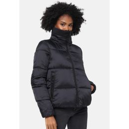 Navahoo Damen Steppjacke "Sternschn&uuml;ppchen", schwarz, Gr. L, Obermaterial: 55% Nylon, 45% Polyester. Futter: 100% Polyester. Wattierung: 100%