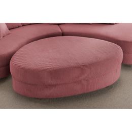 Home Affaire Polsterhocker &raquo;Lazio modern und bequem, tolle Detailverarbeitung&laquo; rot 93% Polyester, 7% Polyamid B/H/T: 150cm x 38cm x 96cm, Cord, 