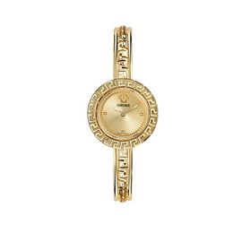 Versace Damen Quarzuhr &raquo;GRECA PENDANT&laquo; Armbanduhr, Damenuhr, Swiss Made, Ideal auch als Geschenk, analog gold Einheitsgr&ouml;&szlig;e