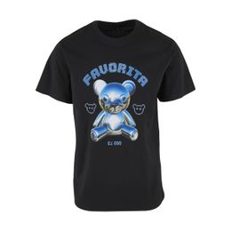 MisterTee Herren T-Shirt "MisterTee El Oso Tee", schwarz, Gr. XS, bedruckt, 100% Baumwolle, Shirts