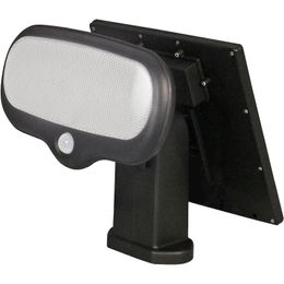Luxform Au&szlig;en-Wandleuchte &raquo;Solar-Sicherheits-Wandleuchte - Montevideo - LED&laquo; LED-Modul 1 Stk. F&uuml;r den Au&szlig;enbereich geeignet (IP44) schwarz 1 Stk.