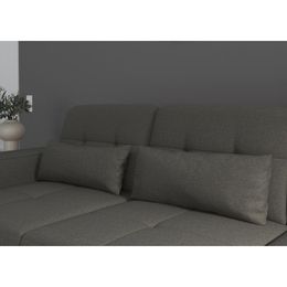 Sit & More sit&more Sofakissen &raquo;Baviene&laquo; Set, bestehend aus 2 Nierenkissen braun B/H/T: 65cm x 25cm x 11cm, Luxus-Microfaser Euphoria